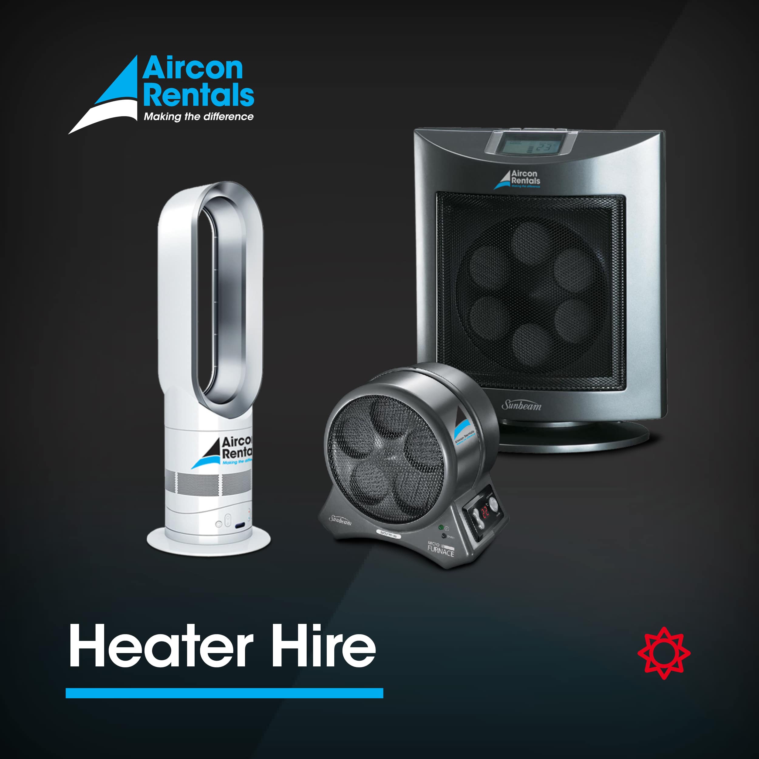 Heater Hire & Heater Rental | Aircon Rentals